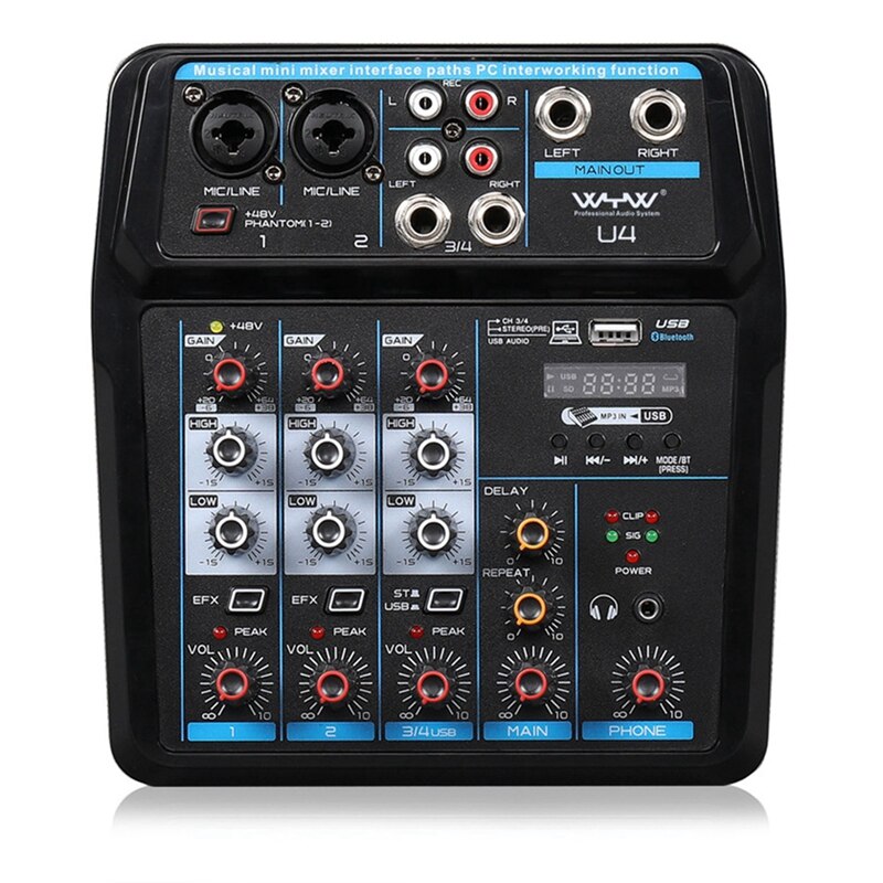 Wenyanwen DJ Mixer Audio Live for Real-Time PC Rec... – Grandado