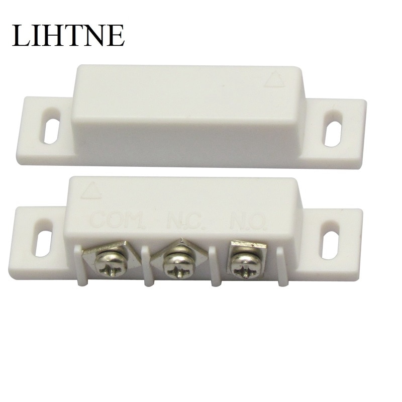 NO/NC Wired Door Magnetic Contact Switch alarm Ree... – Grandado