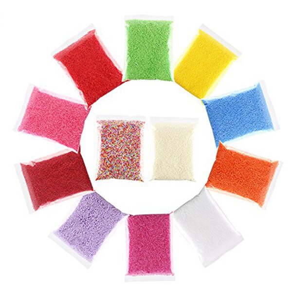 13 Pack Micro-Slime Foam Balls Beads Colourful Sty... – Grandado