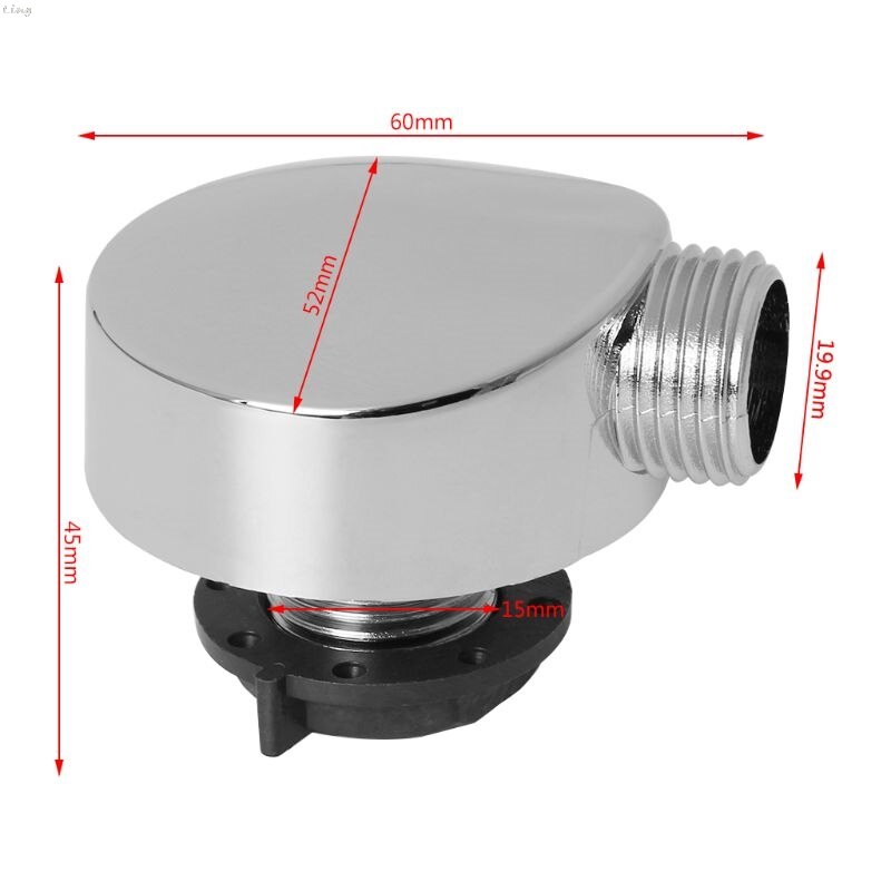 1Pc Verchroomde Plated Plastic Douche Connector Ba... – Grandado