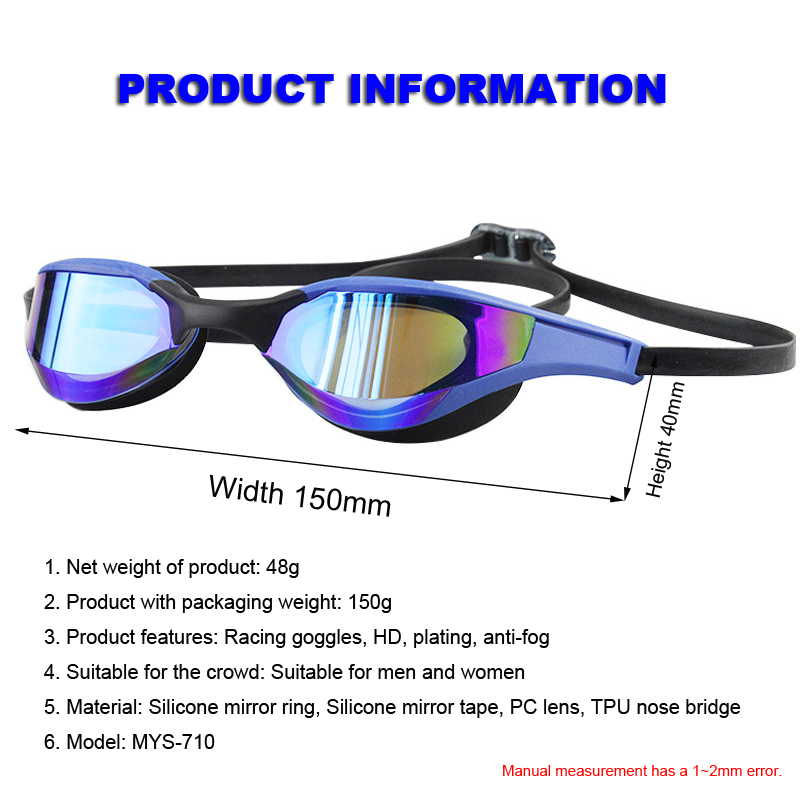 Profession Racing Swimming Goggles Plating Waterpr... – Grandado