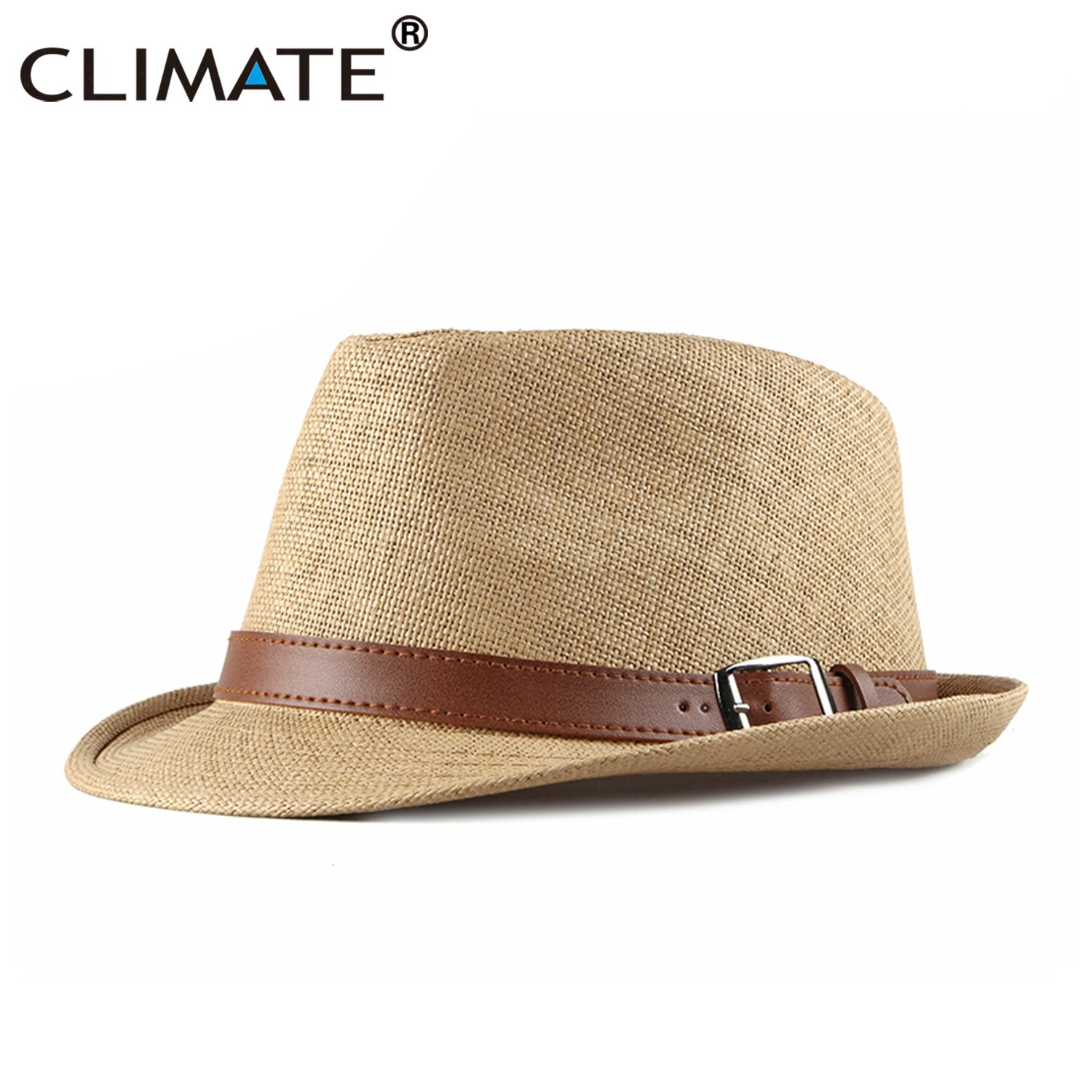 CLIMATE Vintage Summer Straw Hat Cool Men Straw Fe... – Grandado