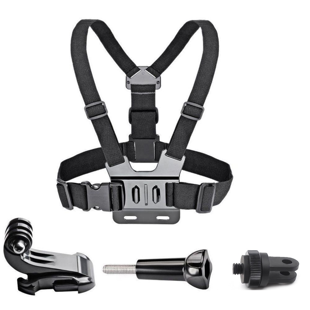 Sports camera chest fixed strap adjustable fixed b... – Grandado