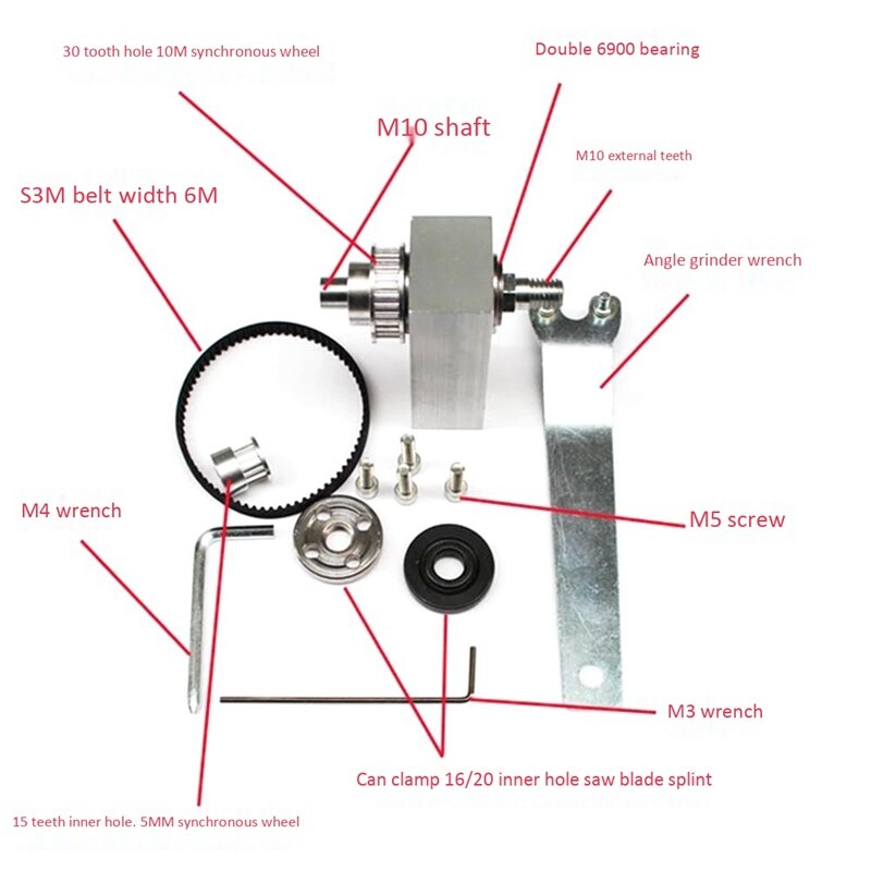 DIY Table Saw Spindle Assembly Mini Woodworking Ta... – Grandado