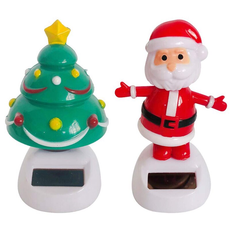 2X Solar Christmas Toys Dancing Figurines Christma... – Vicedeal
