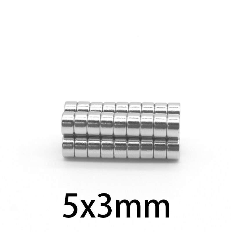 50-800 pcs Neodymium N35 Dia 5mm x 3mm Strong Magn... – Grandado