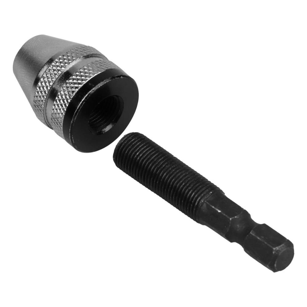 1/4"Keyless Drill Bit Chuck Hex Shank Adapter Conv... – Vicedeal