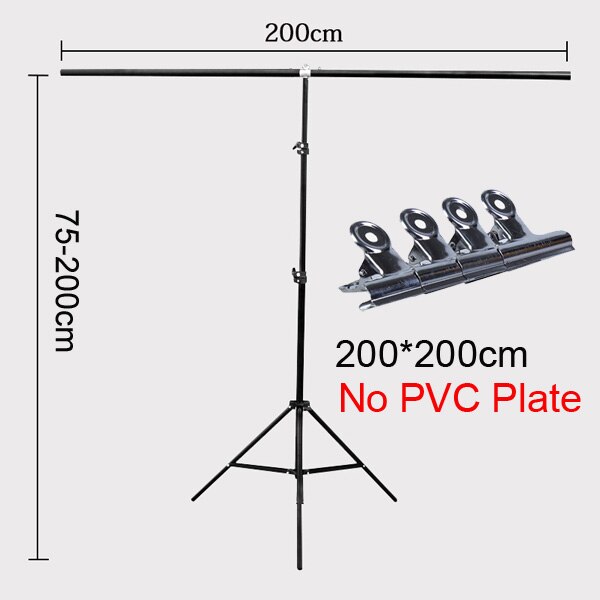 Photo Studio T-type Metal Background Frame PVC Bac... – Vicedeal