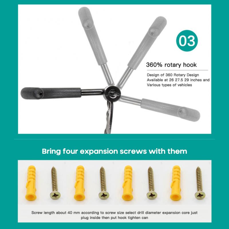 Bicycle Cycling Bike Racks Anti-slip Storage Garag... – Grandado