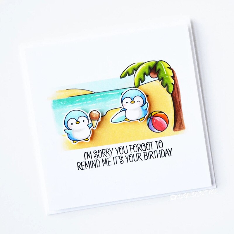 Reunion Penguin Metal Cutting Dies and Stamps Sten... – Grandado
