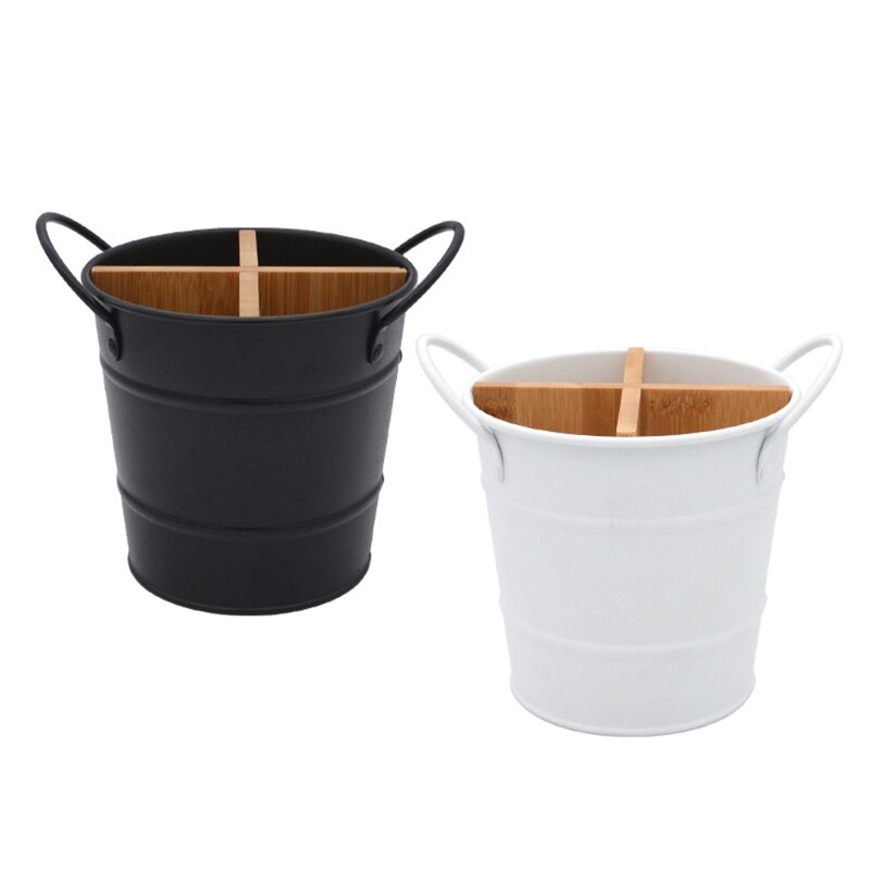 50LB Stainless Steel Cutlery Bucket Compartment Ch... – Grandado