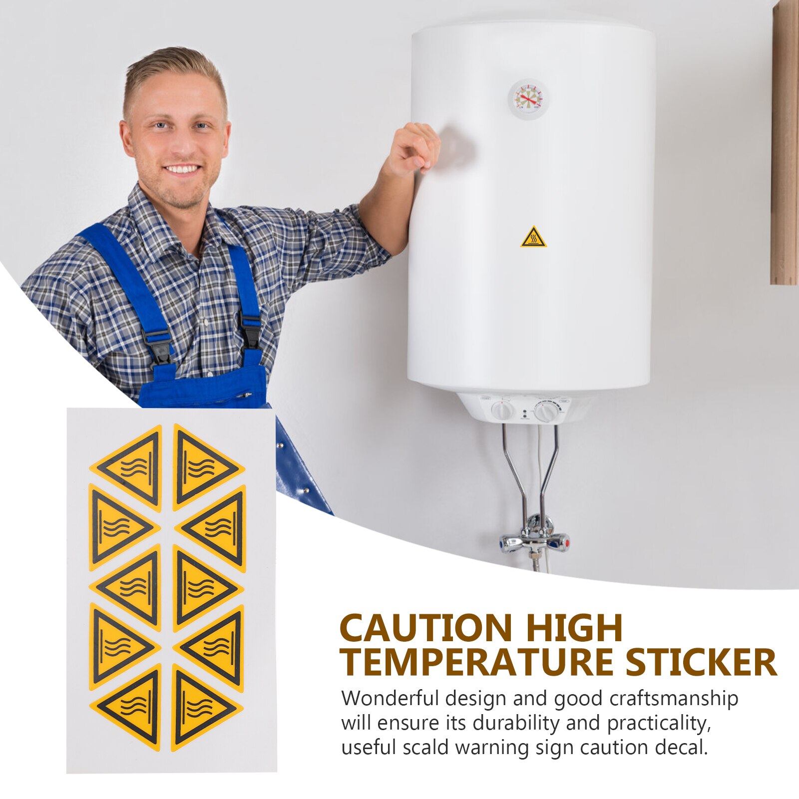 10pcs Equipment High Temperature Warning Sticker C... – Grandado