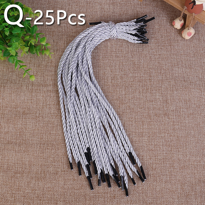 25pcs 3-Shares Twisted Polyester Cords 35cm Bag Wi... – Vicedeal