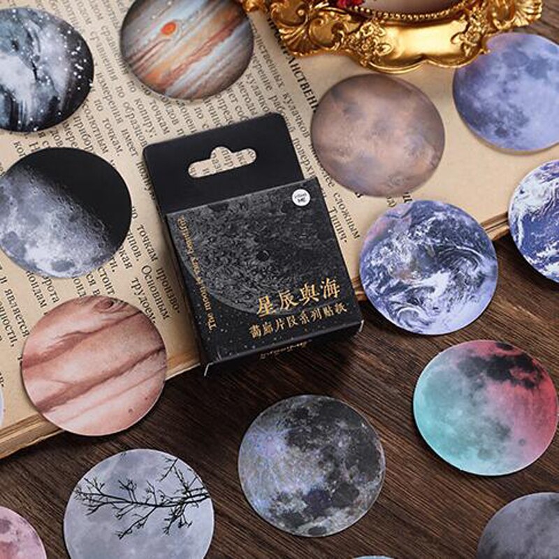 46 Pcs Sticker Mooie Ronde Planeten Art Decoratie ... – Vicedeal