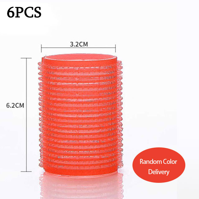 6 Pcs Hair Rollers Salon Hair Dressing Self Grip H... – Grandado