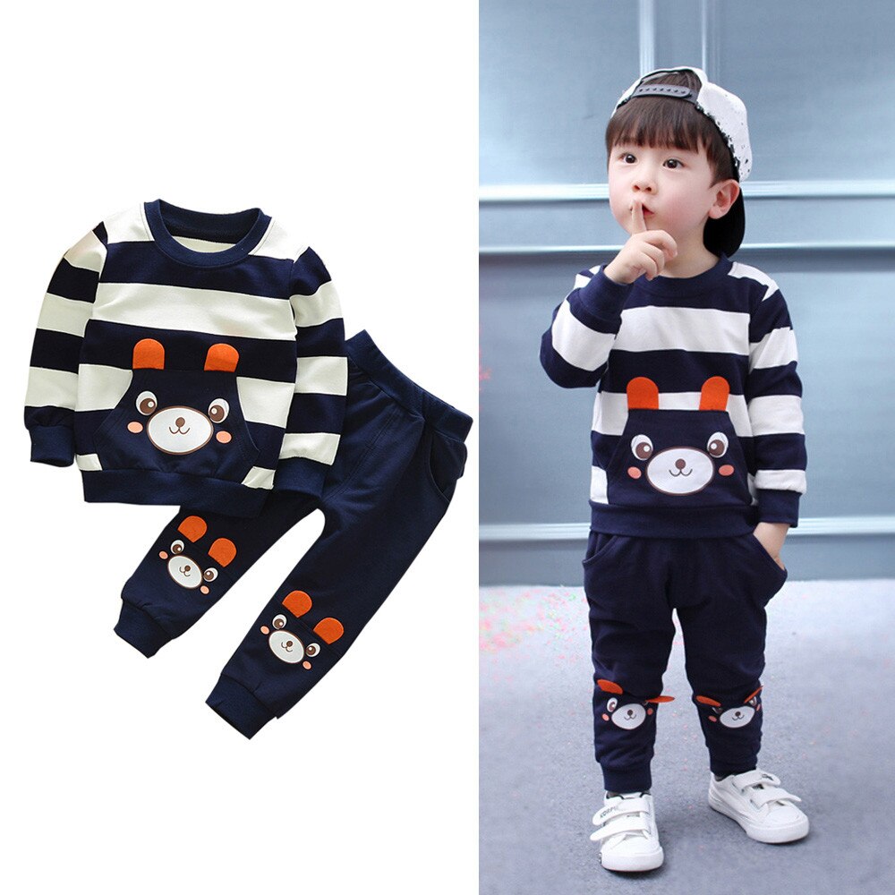 40# Autumn Winter Kids Baby Clothing Girl Boy Clot... – Vicedeal