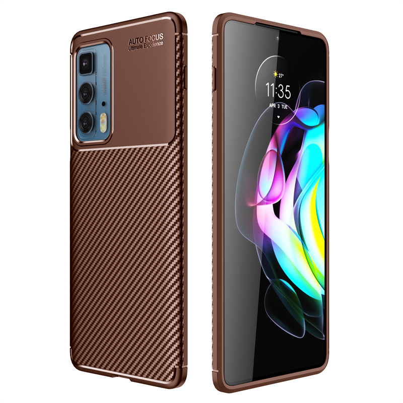 Voor Motorola Rand 20 Pro Case Carbon Fiber Armor ... – Vicedeal