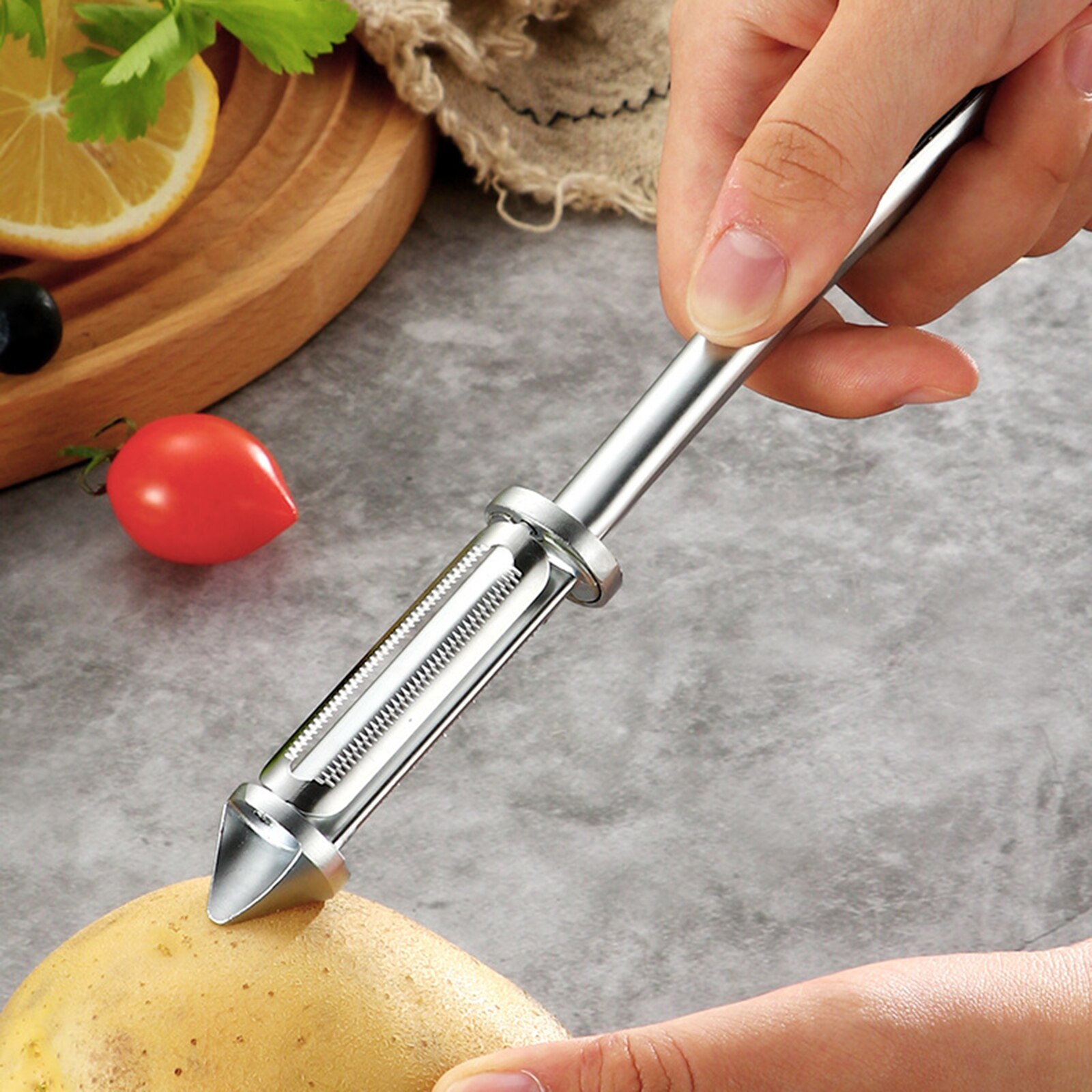 2 In 1 Kitchen Skin-Peeler Potato Grater Fruit and... – Vicedeal