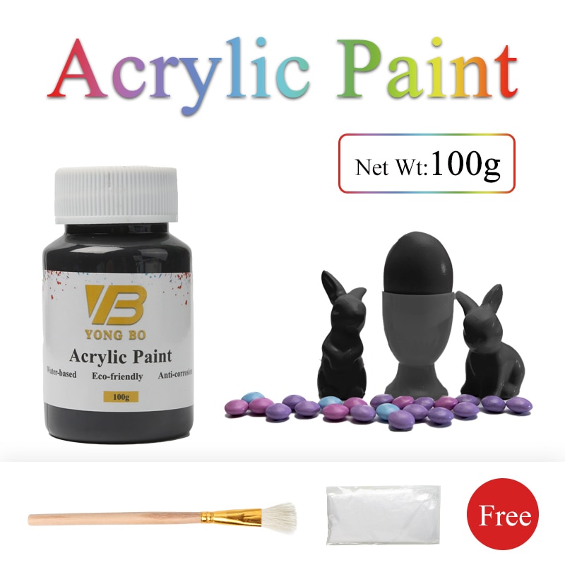 100g Black Water-based Coloring Paint Wood Varnish... – Grandado