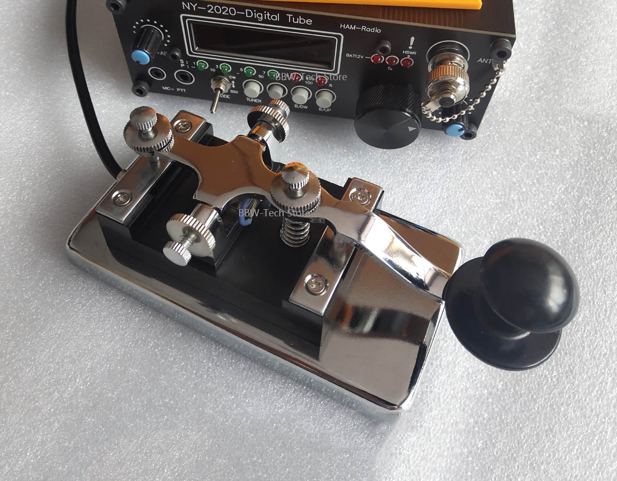 K4 Key Short Wave Radio Morse Key CW Hand key Heav... – Vicedeal