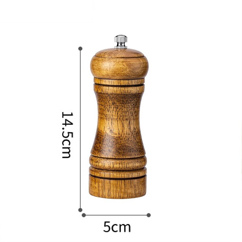 Molinillo de madera para sal y pimienta, molinillo... – Grandado