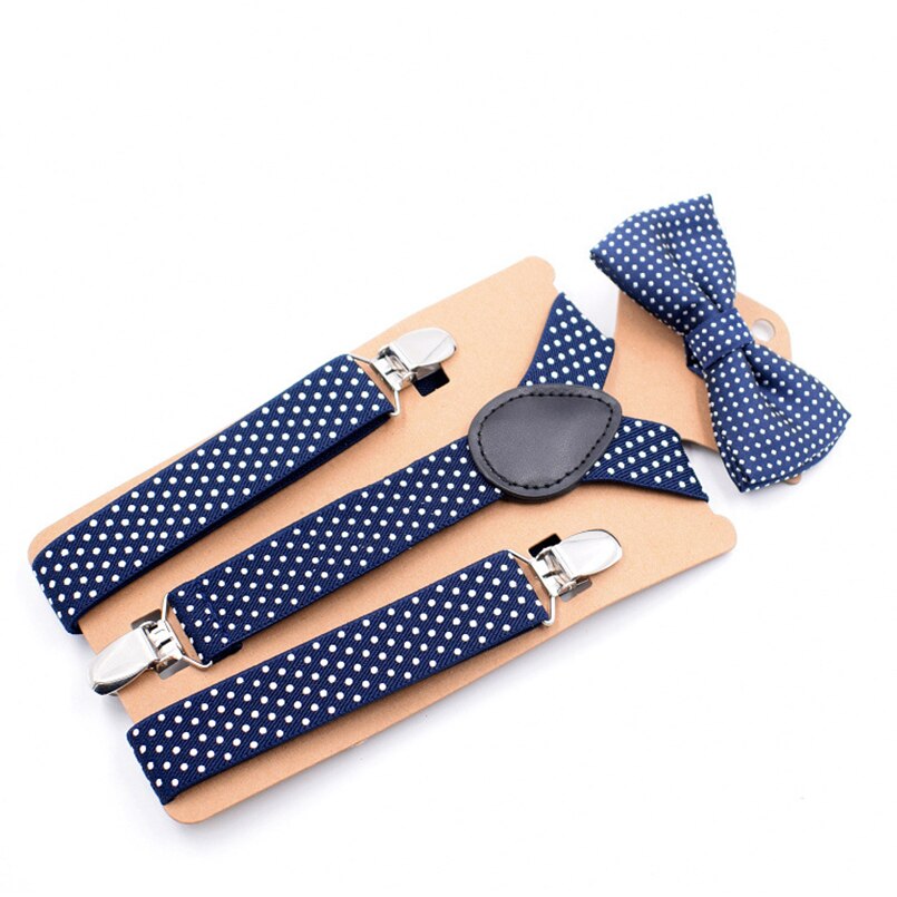 2022 Suspenders Bow Tie Set Braces Elastic Y-back ... – Vicedeal
