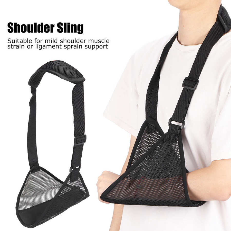 Adjustable Shoulder Sling Breathable Mesh Arm Wris... – Grandado
