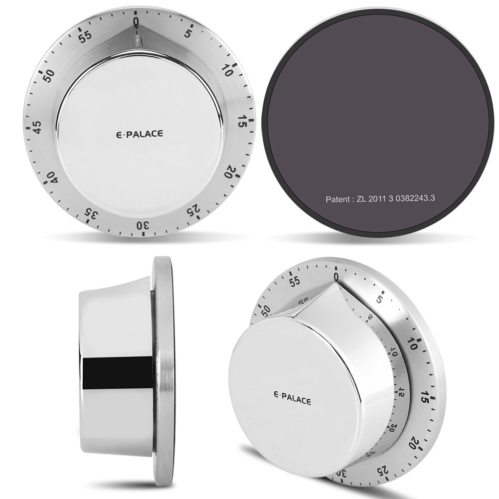 Magnetic Stainless Steel Kitchen Timer Body Mechan... – Grandado