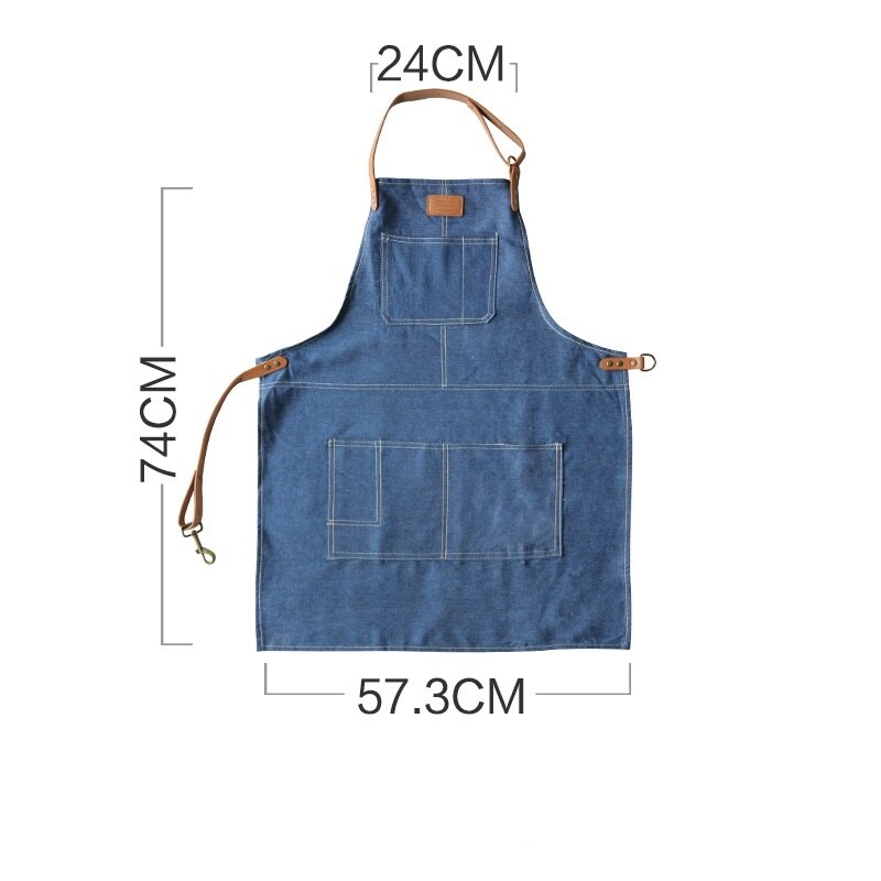 Japanese style Denim Apron for Chef Kitchen Cookin... – Grandado