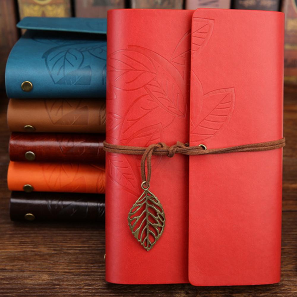 1Pc 80 Sheets Leaf Diary Journal Blank Notebook Sc... – Grandado