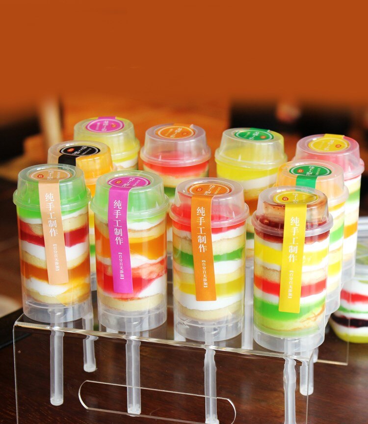 2 Stks/set Diy Cakes Dessert Push Up Containers Sh... – Grandado