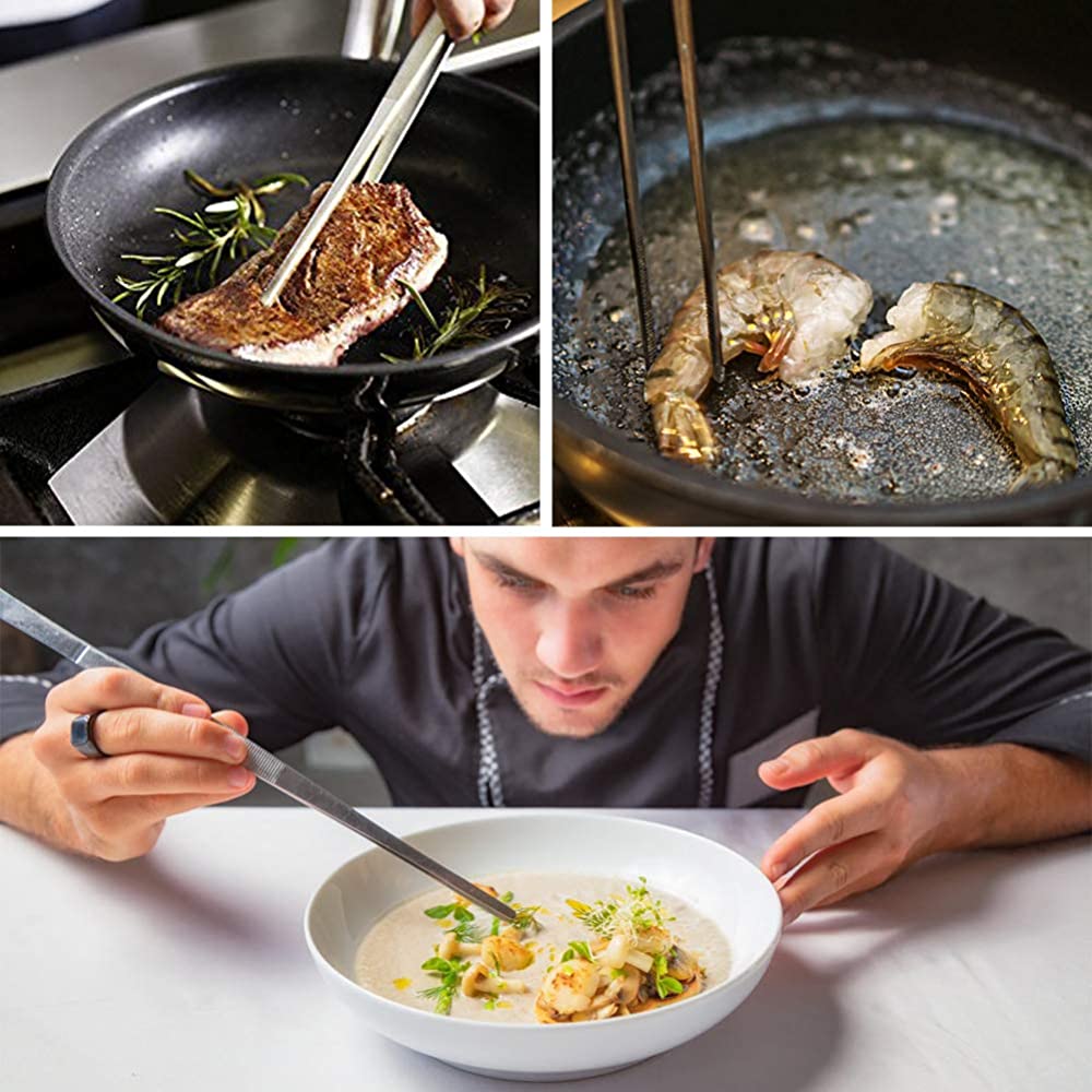 Pinzas para cocina de 30cm y 12 pulgadas, pinzas l... – Grandado