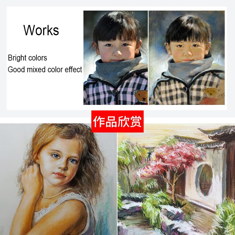 Simbalion 24/48 Colors soft Pastel half size drawi... – Grandado