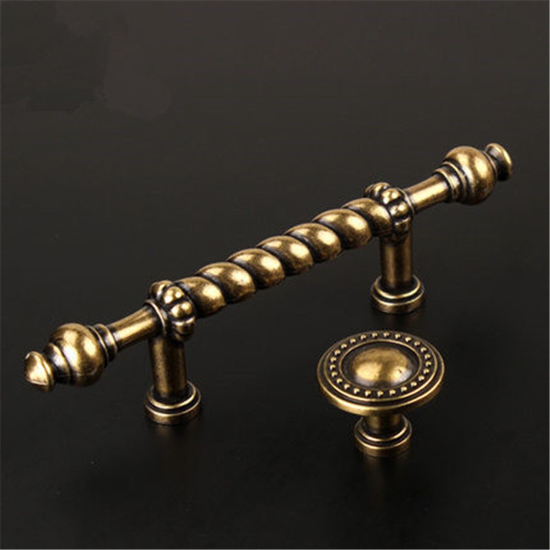 Antieke handvat Massief brons keukenkast handvatte... – Grandado