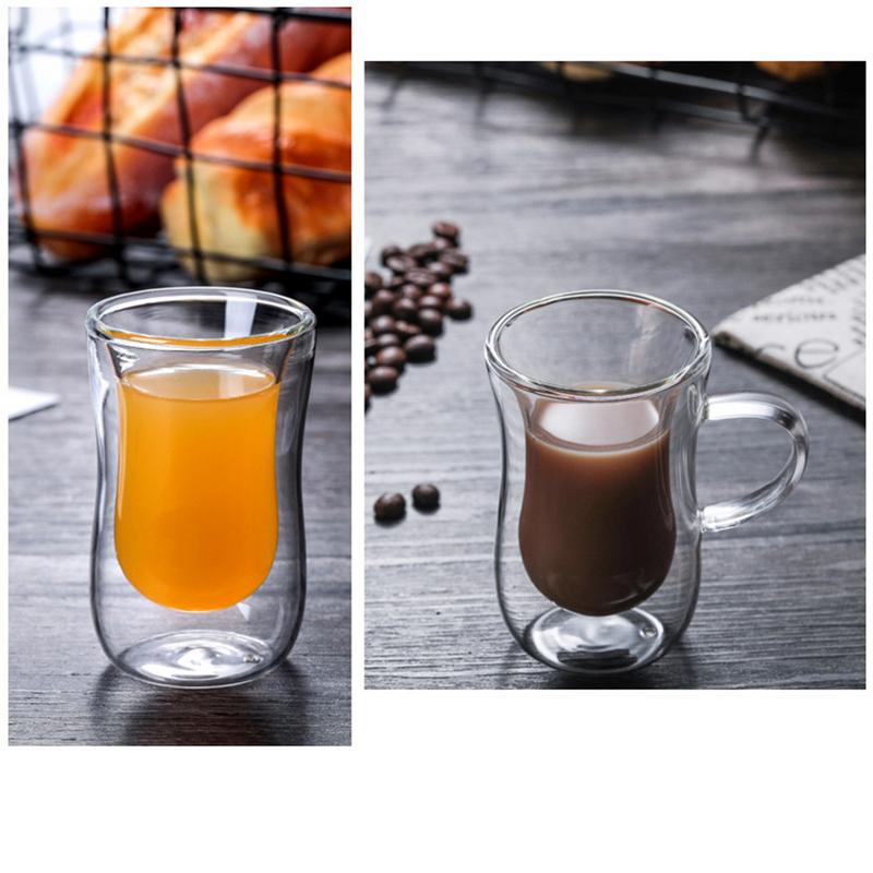 Innovative Double Wall Insulated Glass Cup Heat-re... – Grandado