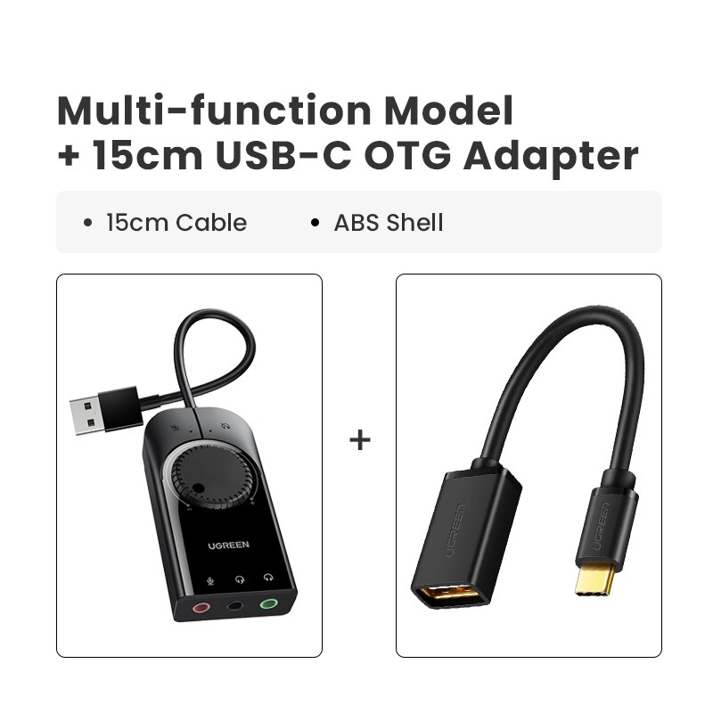 UGREEN Sound Card USB Audio Interface External 3.5... – Grandado