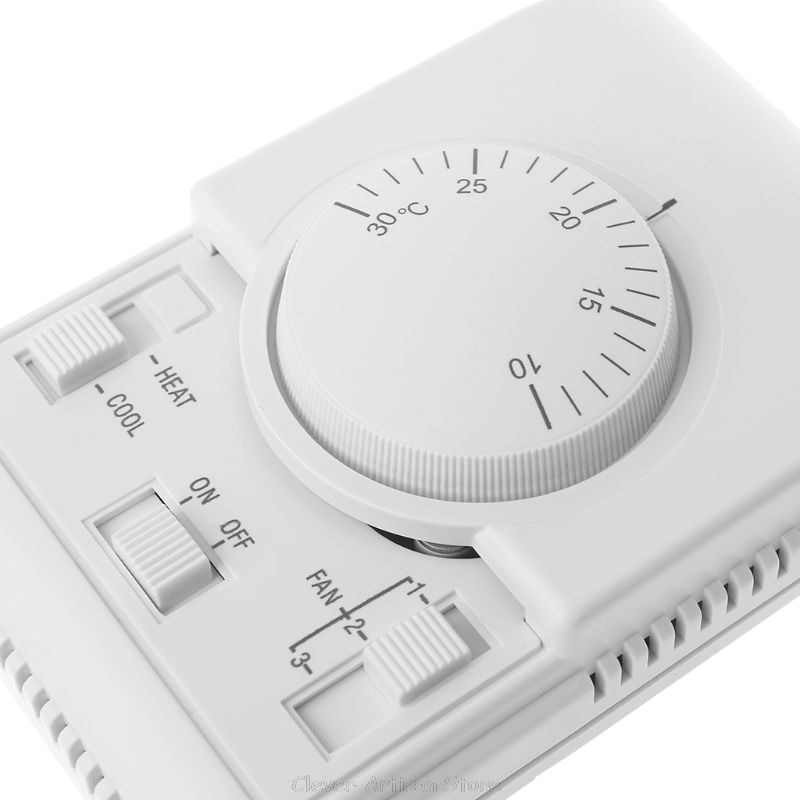 AC 220V Room Mechanical Thermostat Control Switch ... – Grandado