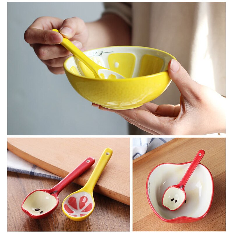 1Pcs Ceramic Coffee Spoon Korean Household Tablewa... – Vicedeal