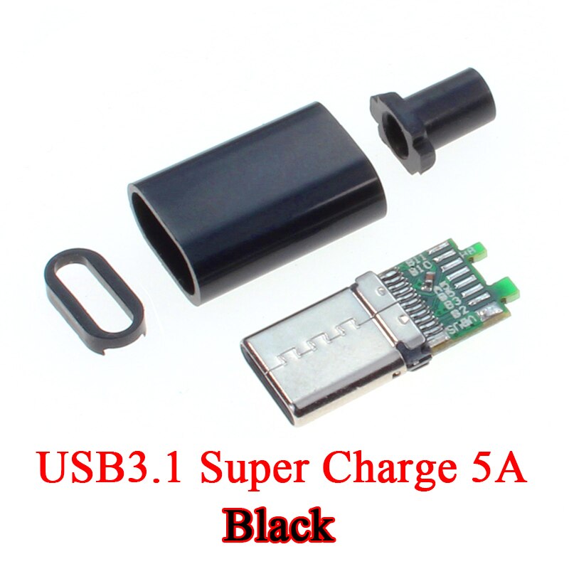 USB 3.1 Type C Male Plug Connector Wire Conector E... – Vicedeal
