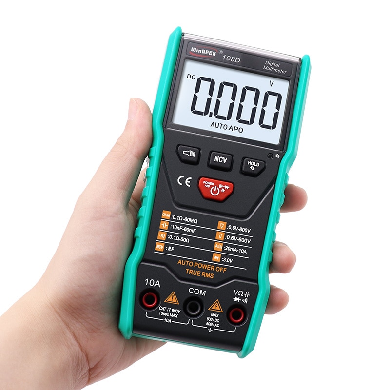 108d digital multimeter tester autoranging true rm... – Vicedeal