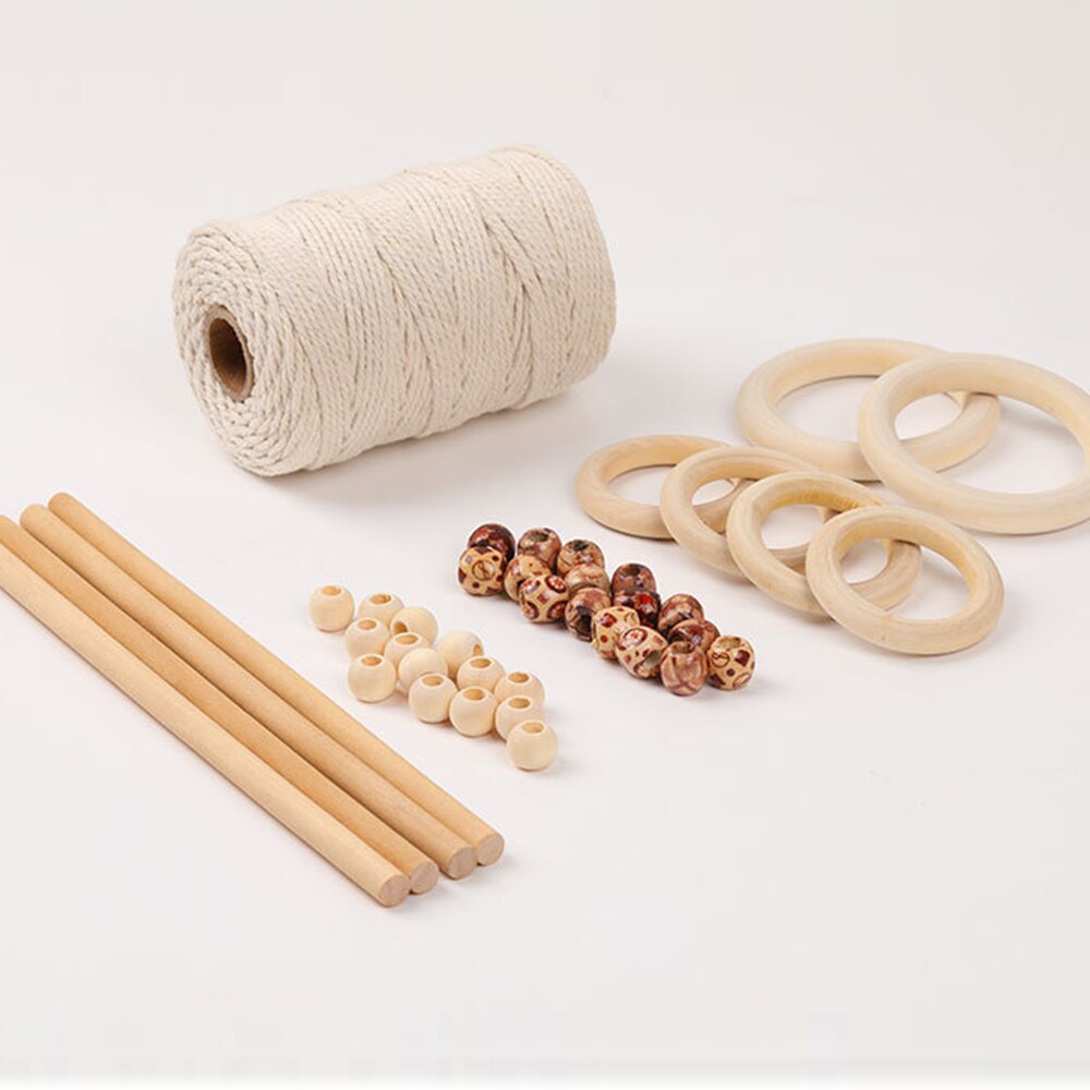 Diy Macrame Cord Kit Natuurlijke Katoenen Touw Met... – Vicedeal