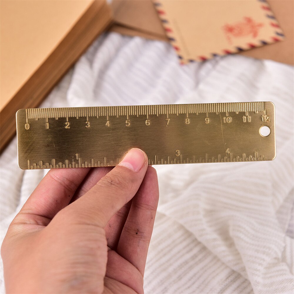 Limit shows Pocket Mini Vintage Brass Ruler 4 keyr... – Grandado