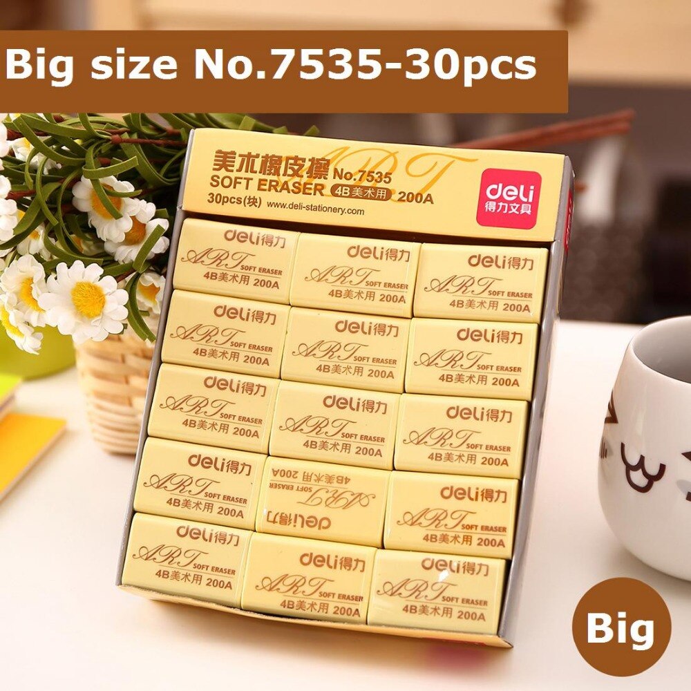 5 Pcs Soft Yellow Color Rubber Eraser For School A... – Grandado