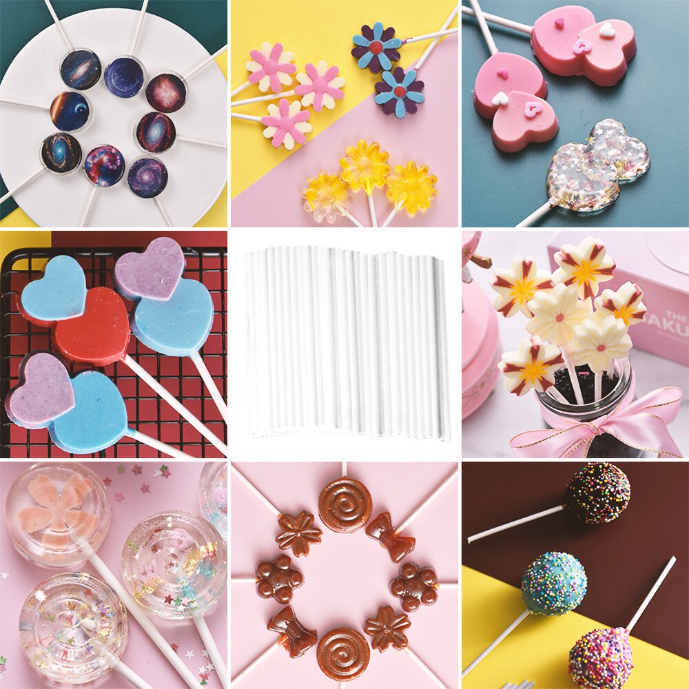 100-2000Pcs100mm Lolly Stok Food-Grade Plastic Pop... – Vicedeal