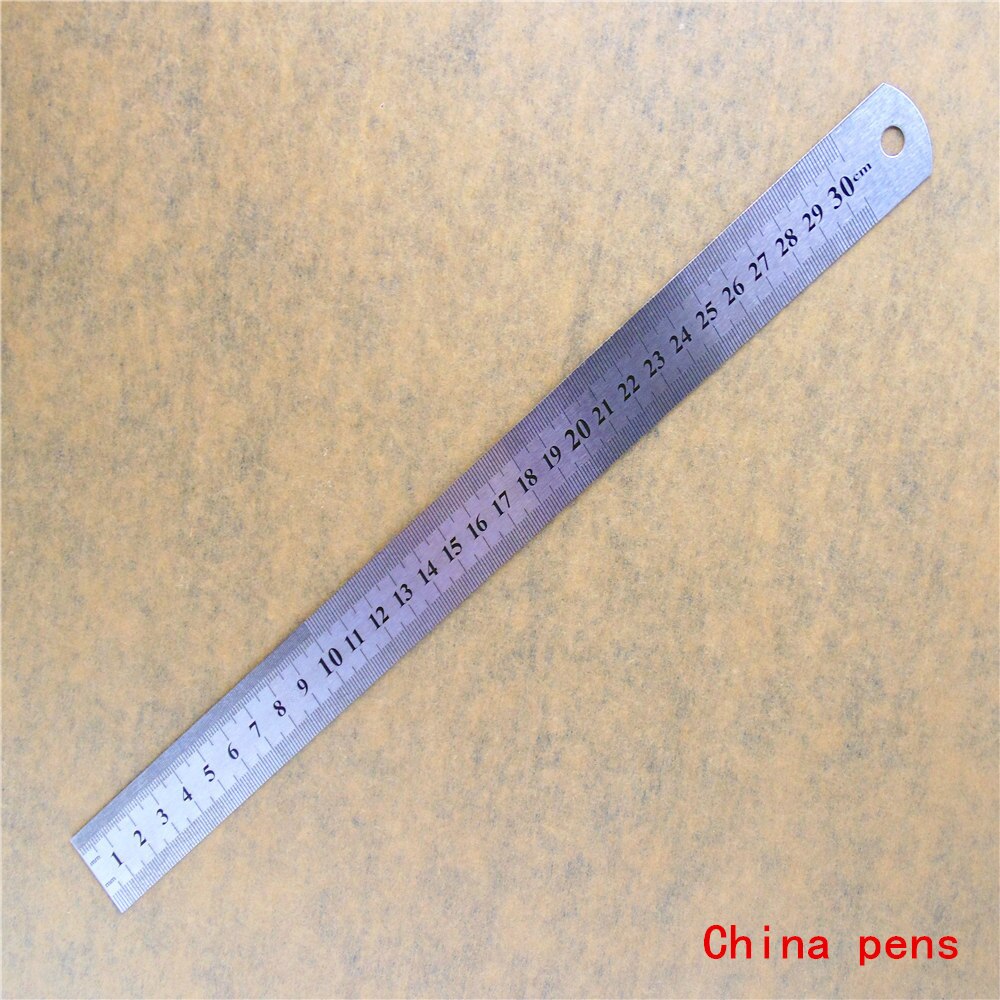 You 15/20/30cm Stainless Steel Metal Straight Rule... – Grandado