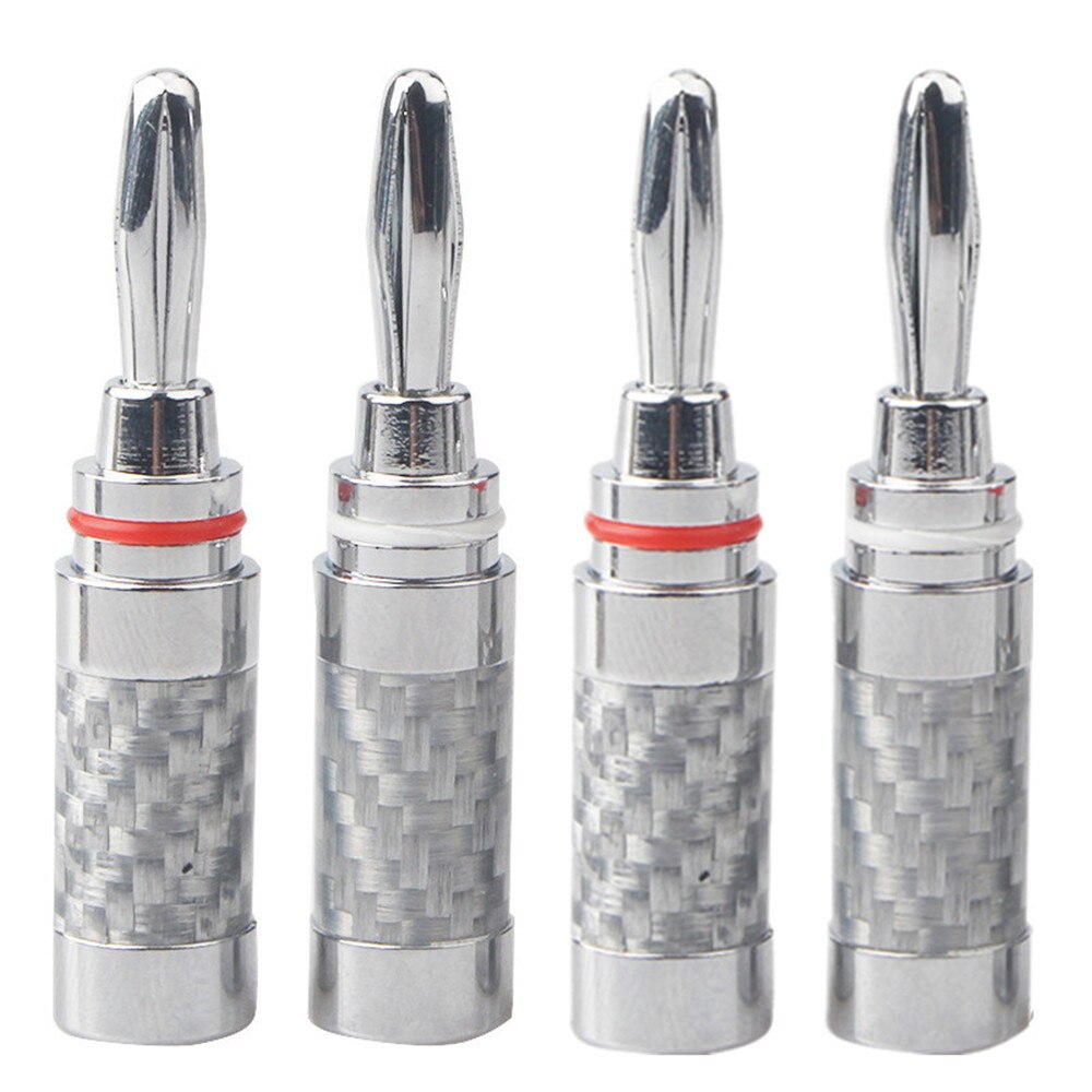 Speakers Hifi Banana Plug Connectors Carbon Fiber ... – Vicedeal