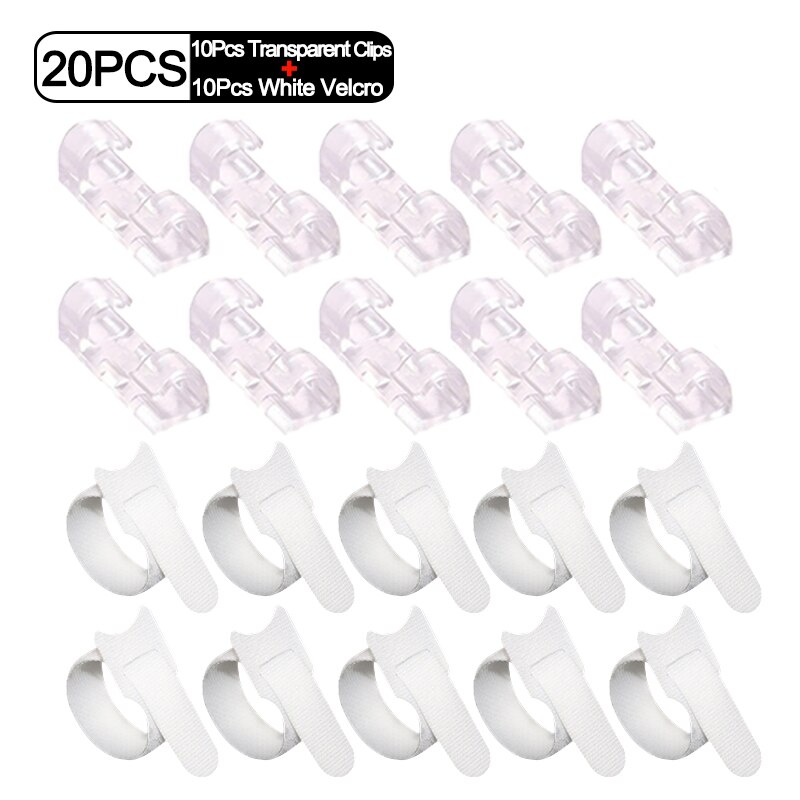 Cable Organizer Clips USB Cable Winder Desktop Tid... – Grandado