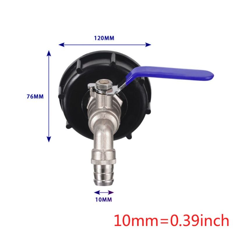 IBC Ball Outlet Tap Tank 3/4" Food Grade Drain Ada... – Grandado