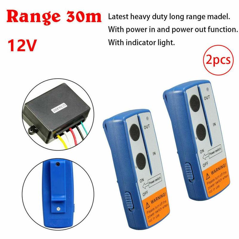 12v Universal Car Wireless Winch Electric Remote C... – Vicedeal