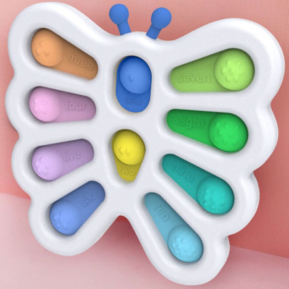 Butterfly Digital Fidget Simple Dimple Toy Fat Bra... – Grandado